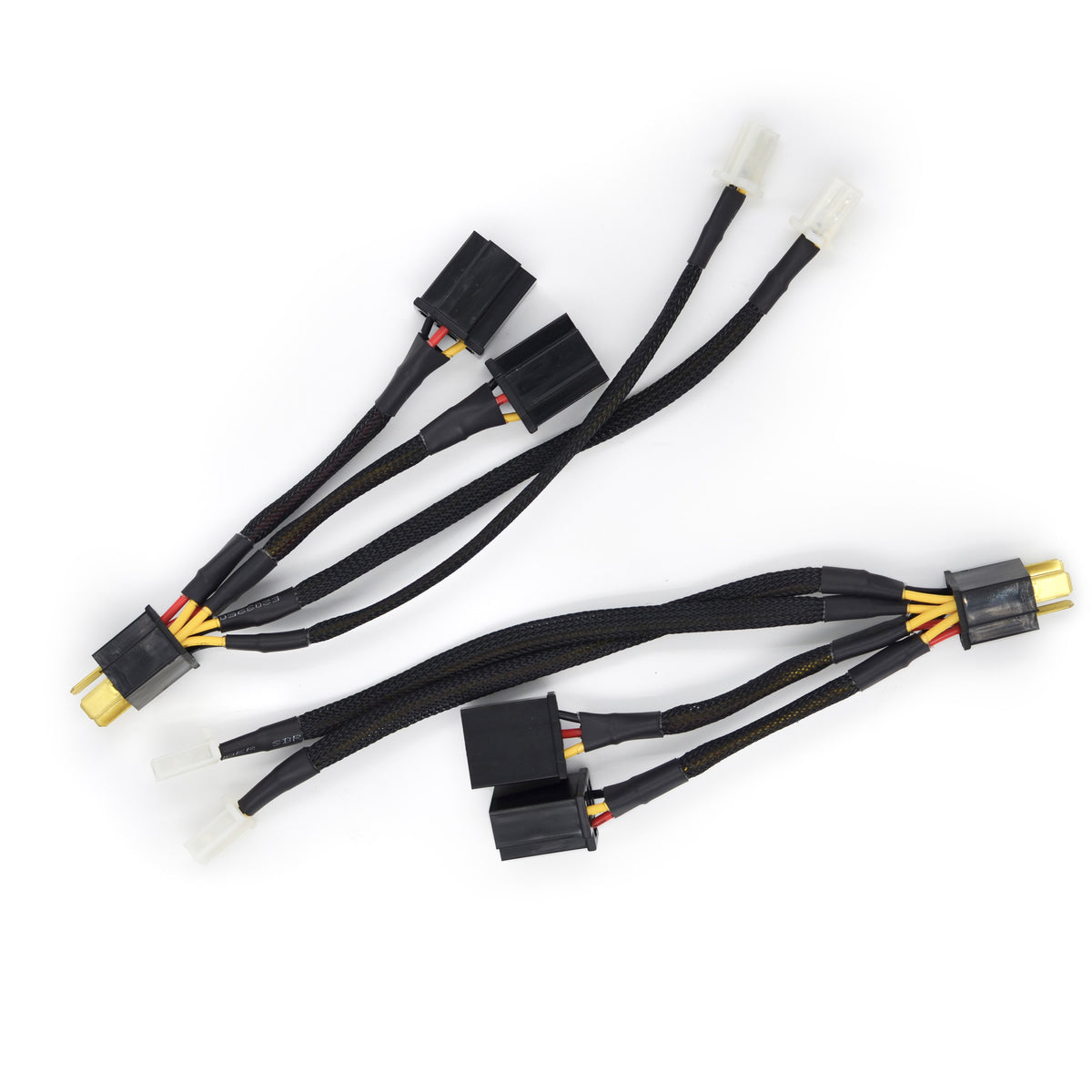Dapper Lighting H4 Male to Dual H4 Female plus Hi/Low Control Adapters