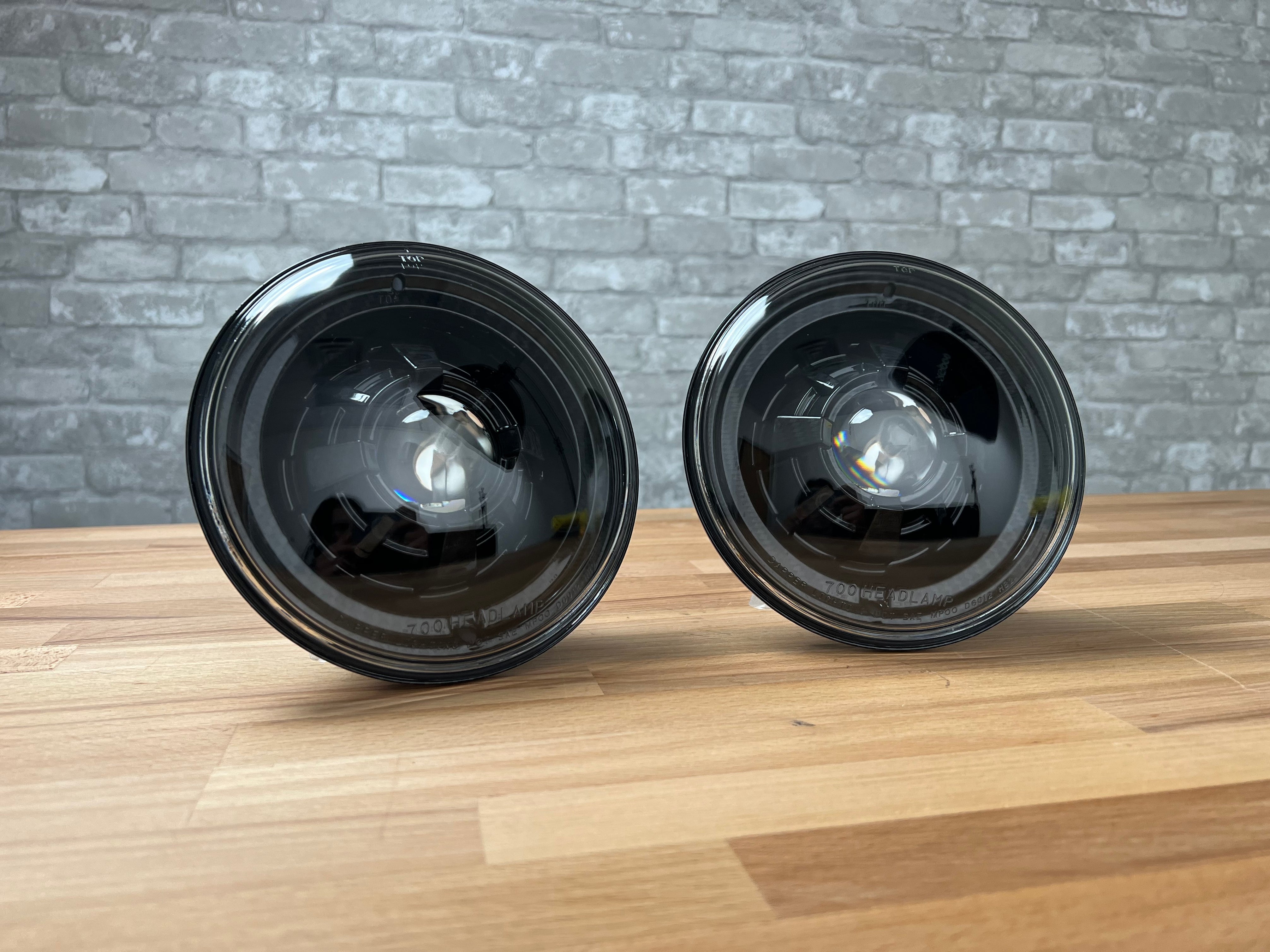 High Beam Chrome 30W LED FourSix with HDR Switchback Halos — Dapper ...