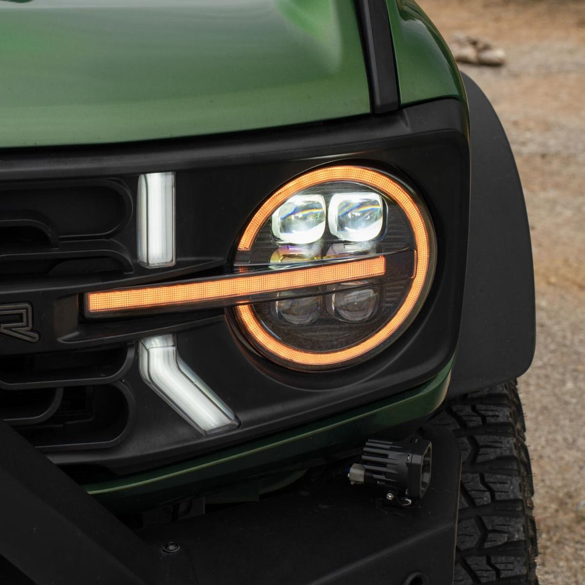 2022 - 2024 Ford Bronco Raptor LED Projector Headlights (Pair) — Dapper Lighting