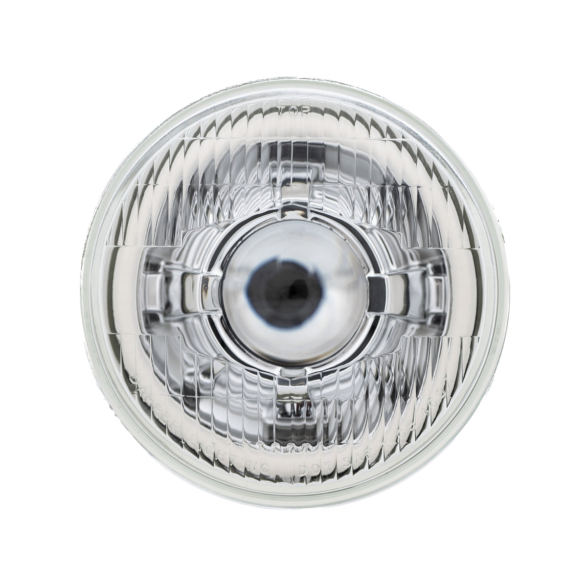 High/Low Beam Chrome 30W LED 575 with HDR RGB Halo with Original Glass — Dapper Lighting