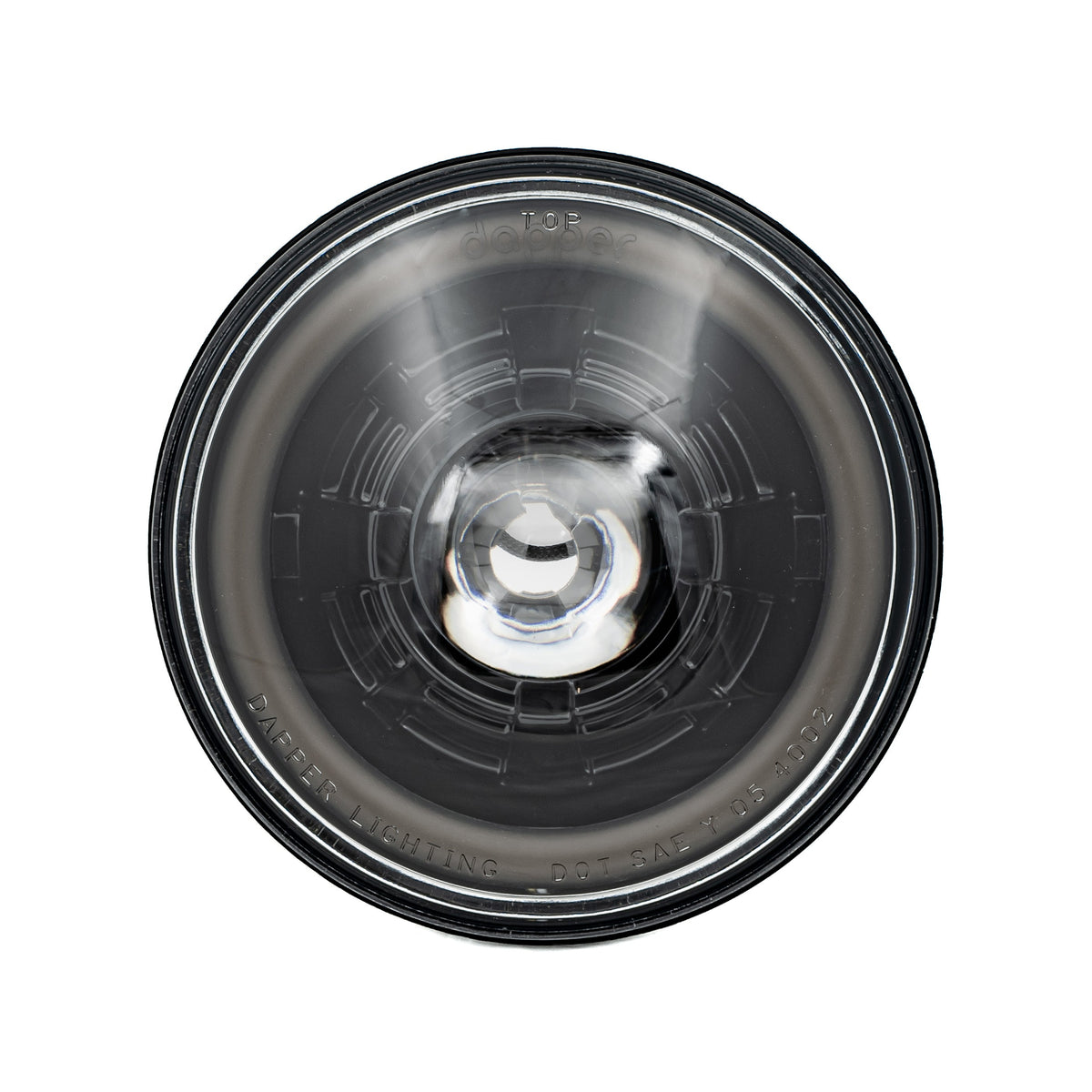 High/Low Beam Black 30W LED 575 with HDR Smoked Switchback Halo — Dapper Lighting