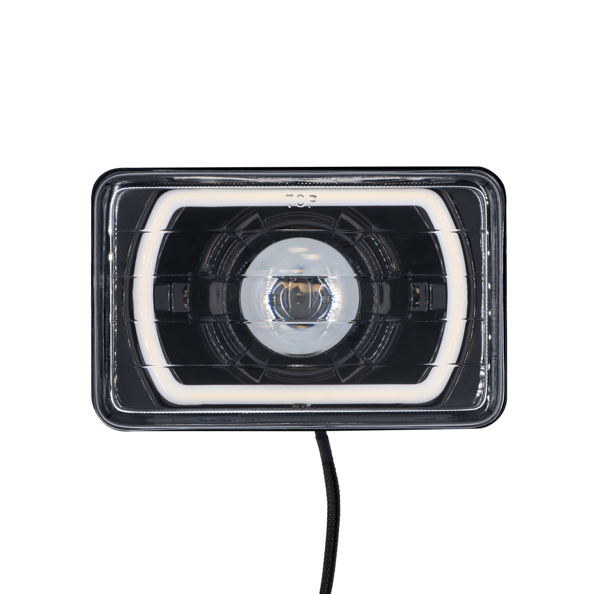 High Beam Black 13W LED FourSix with HDR Switchback Halos — Dapper Lighting